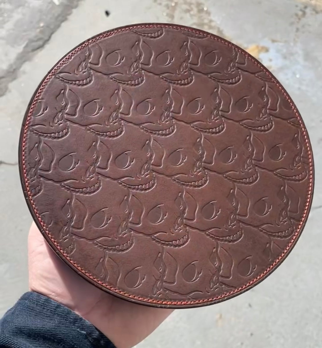 Leather Rig Mat / Dark Brown and Black – Crump Handmade